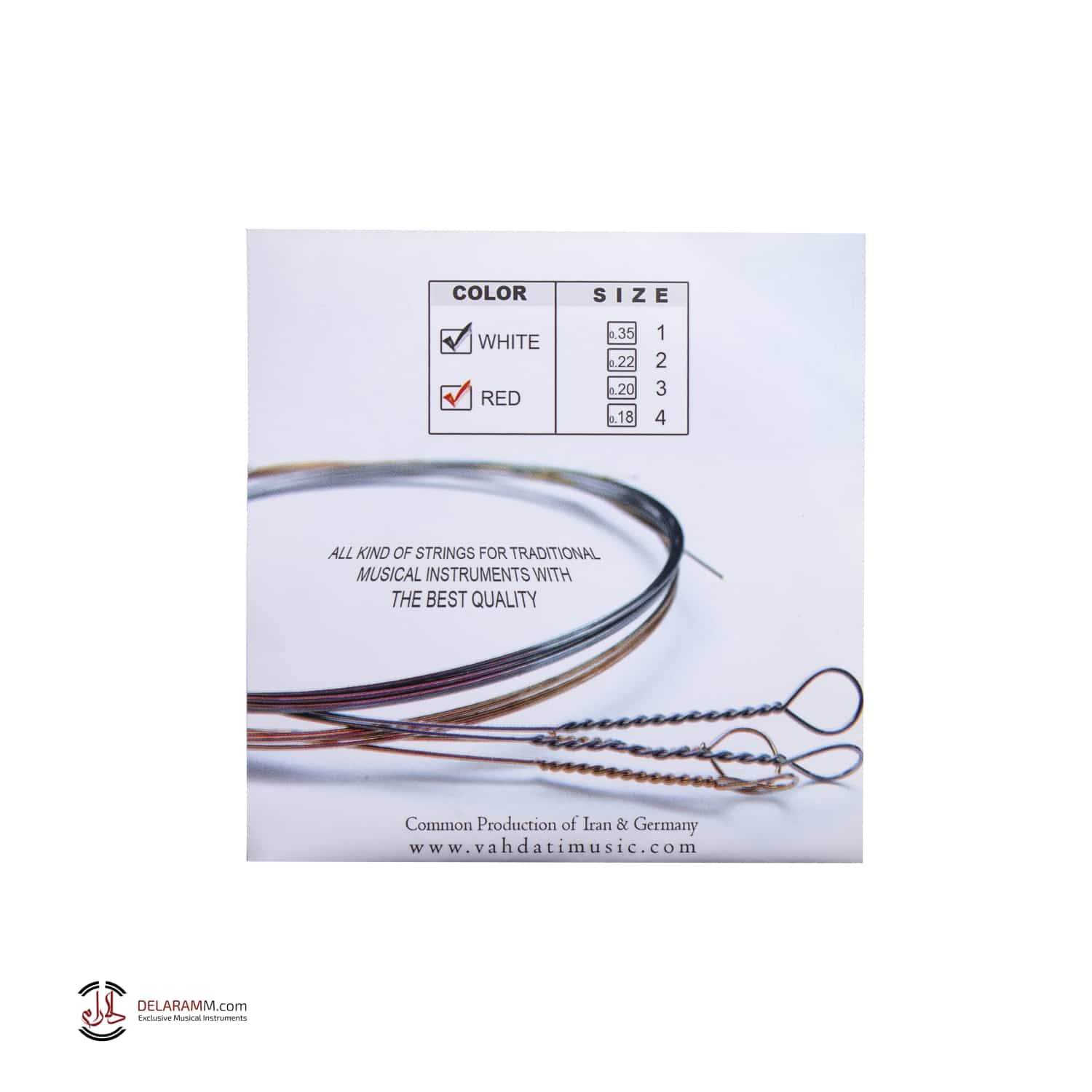 Persian Tar String - Delaram Music Instruments and Accessories